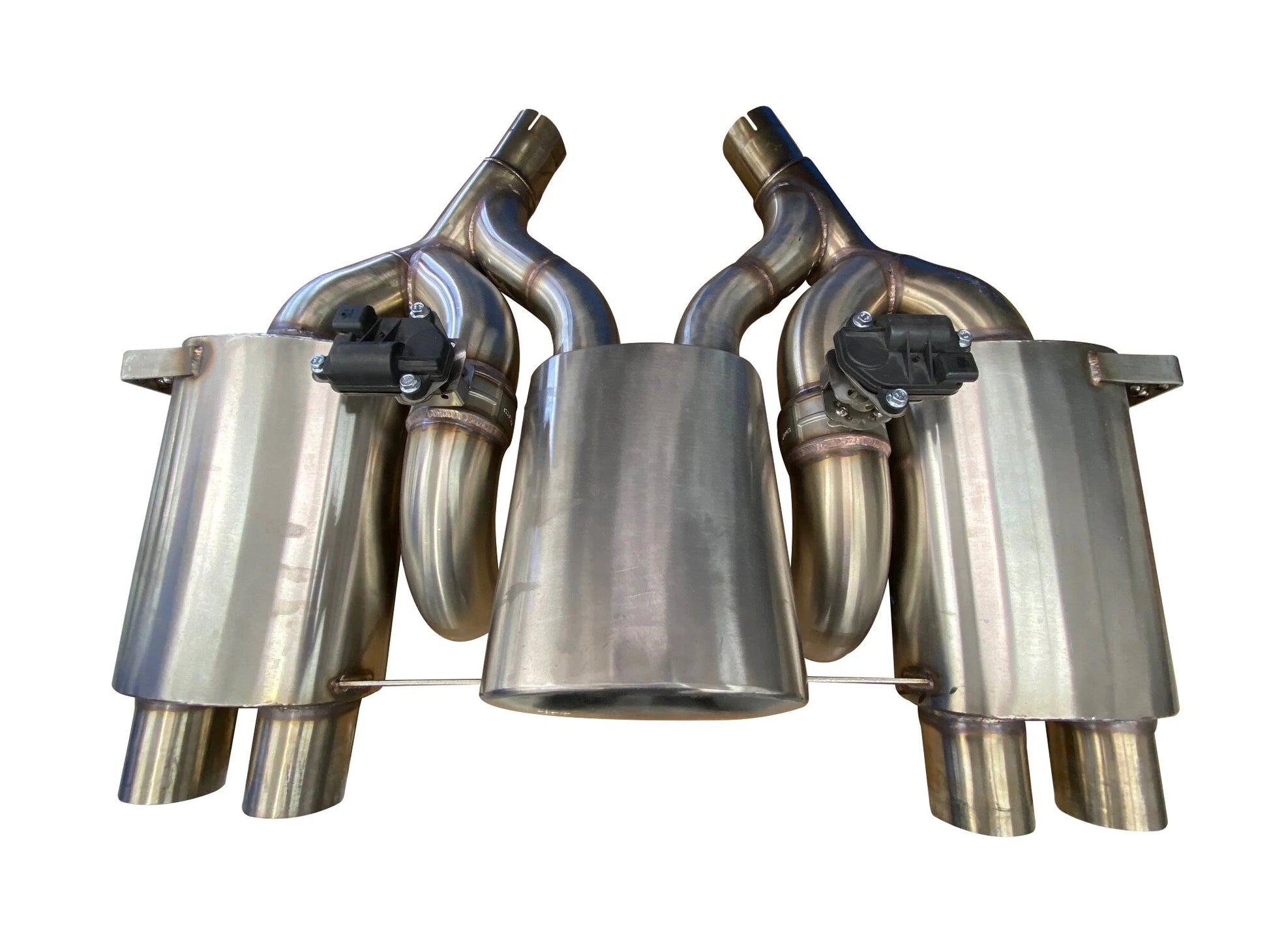 Active Autowerke Maad Maxx Triple-Can Valved Axle-Back/Axleback Exhaus ...