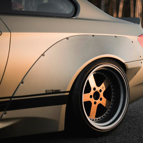 Clinched BMW E92 Wide Body Kit Without Ducktail - ABS Plastic Fender F ...