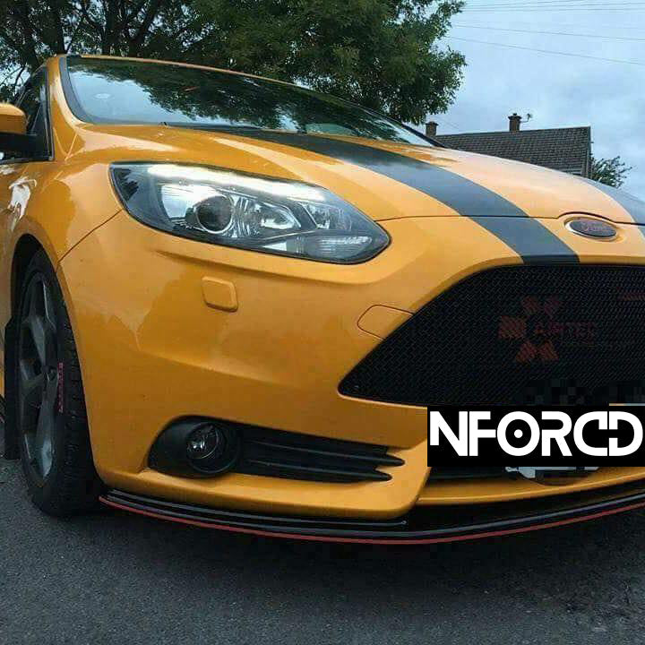 Ford Focus ST MK3 Pre-Facelift Front Splitter / Front Lip Spoiler / Ch ...