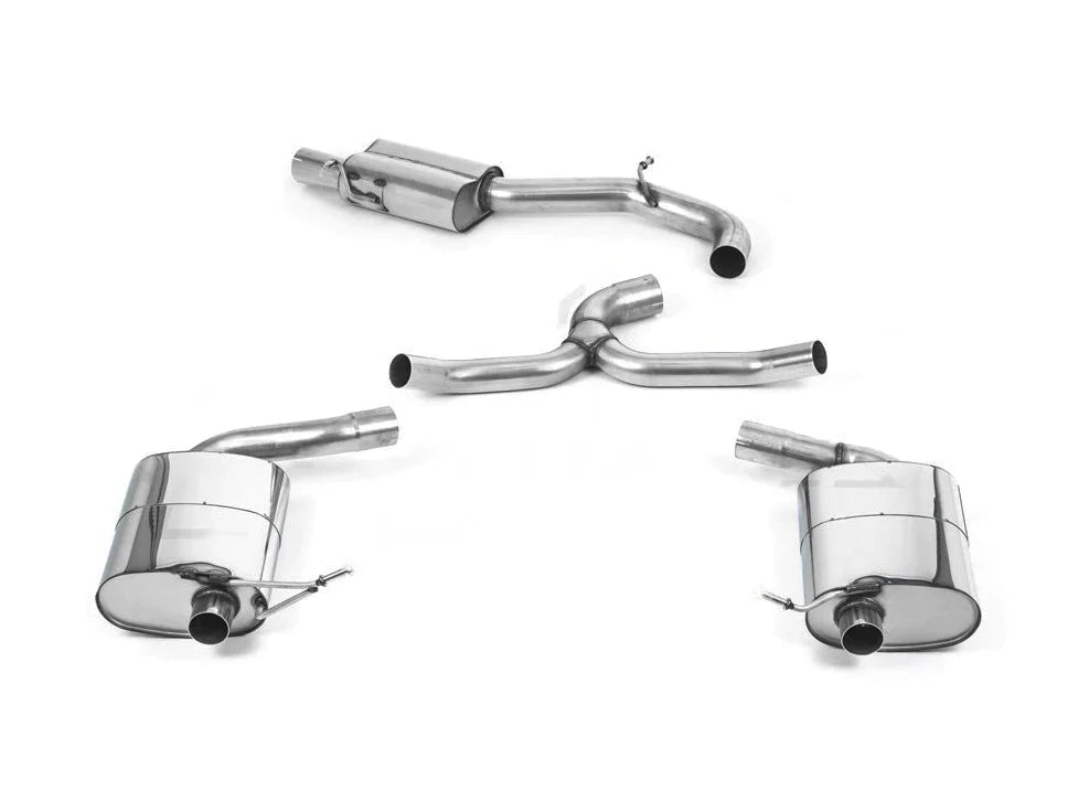 Milltek Valved Rear Silencer/Back Box for VW Golf R Mk7.5 Estate Varia ...