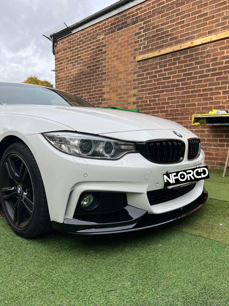 BMW 4 Series F32 Coupe M Sport Facelift Full Body Kit Gloss Black Fron ...