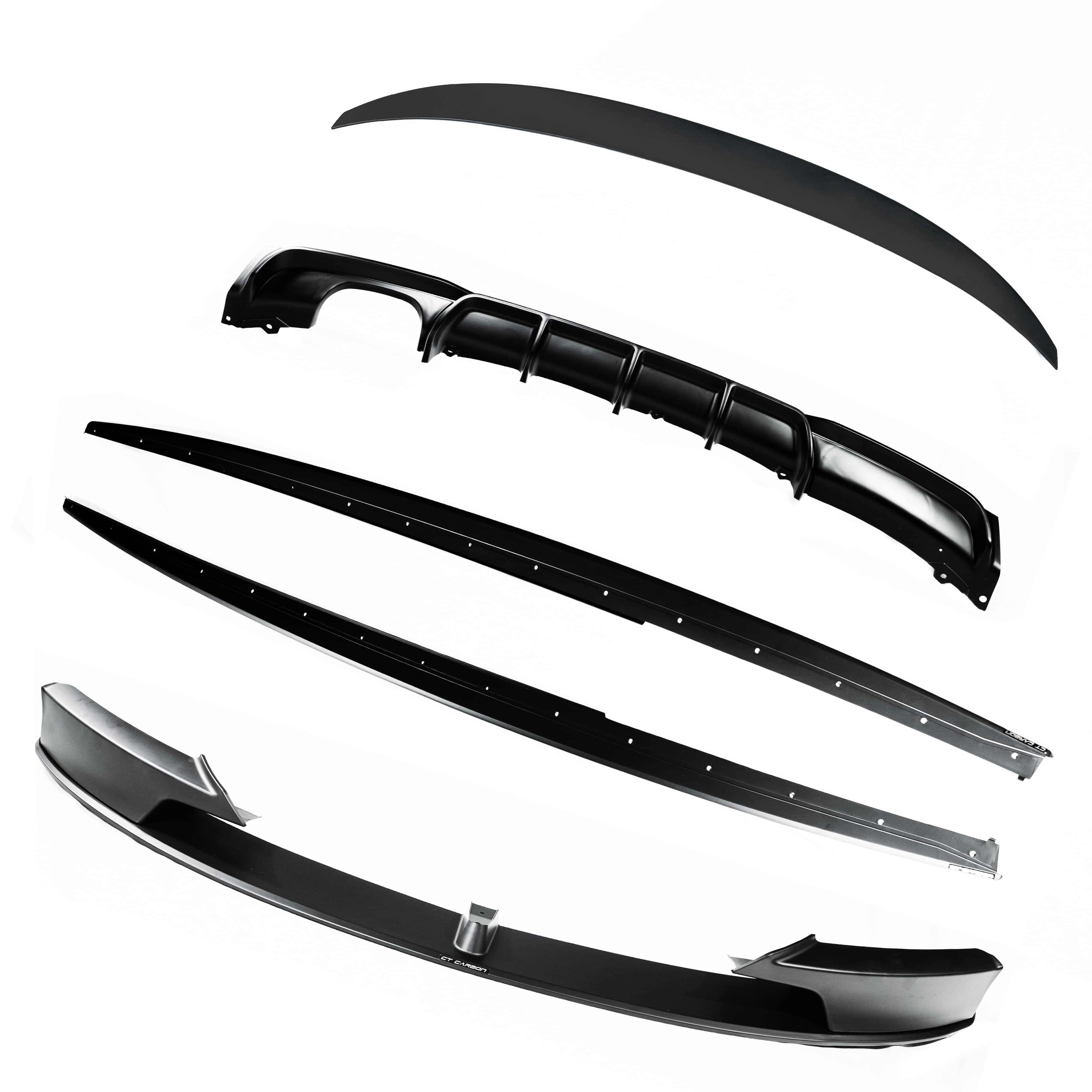 BMW 3 Series F30 2012-2018 Sedan/Saloon Matte Black Body Kit – M Perfo ...