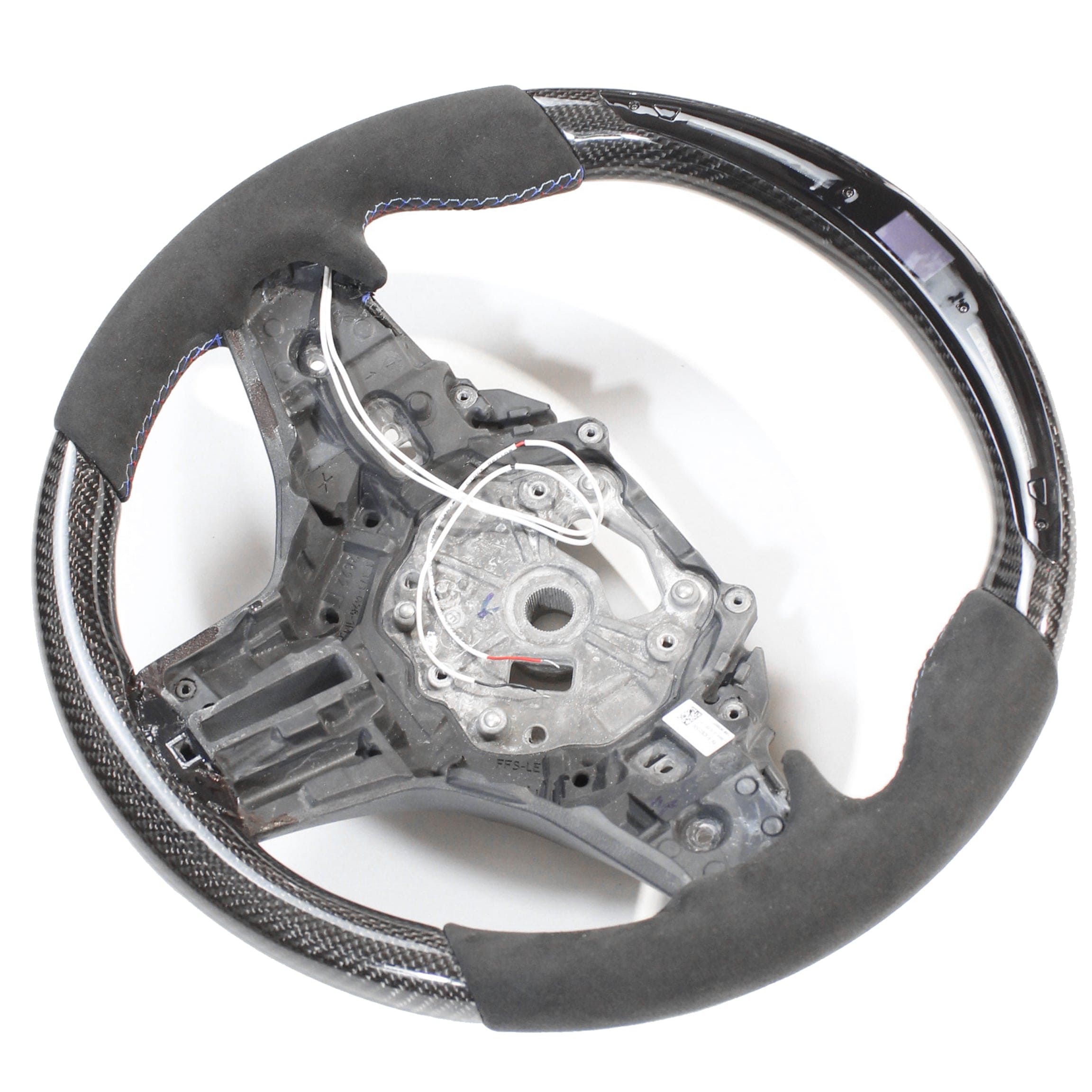 BMW Gxx M2,M3,M4 1,2,3,4 SERIES CARBON FIBRE / ALCANTARA LED STEERING ...