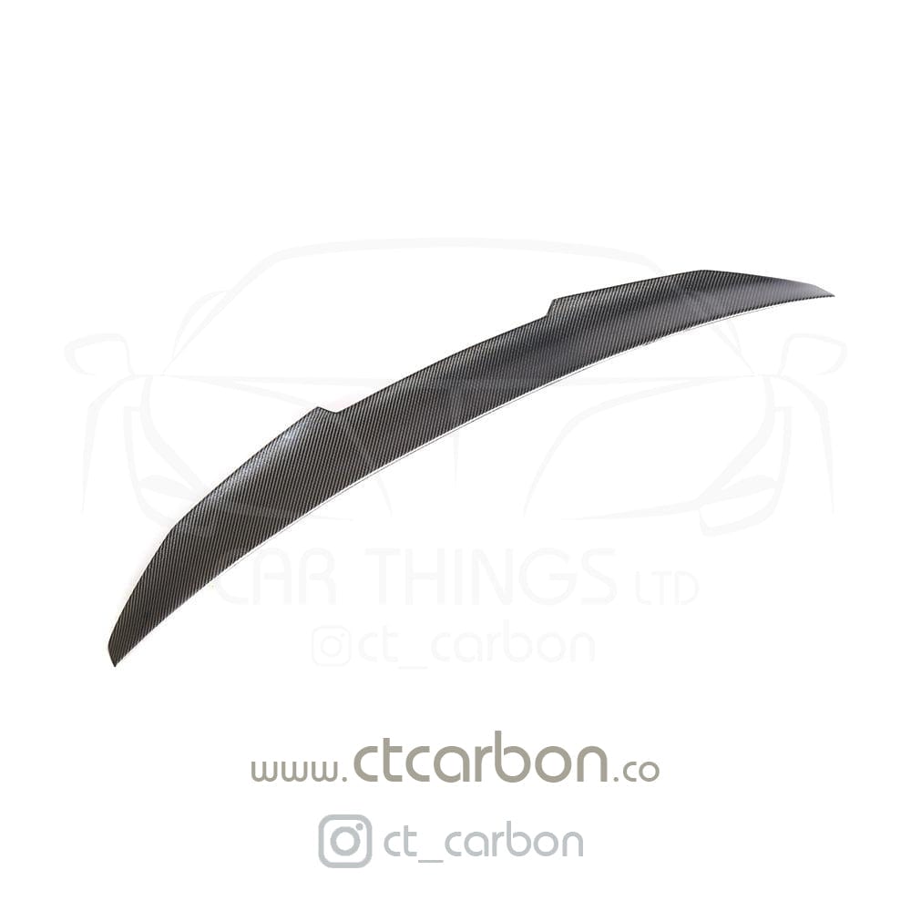 BMW M5 F90 & 5 Series G30 Carbon Fibre (Carbon Fiber) Rear Boot Lip Sp ...